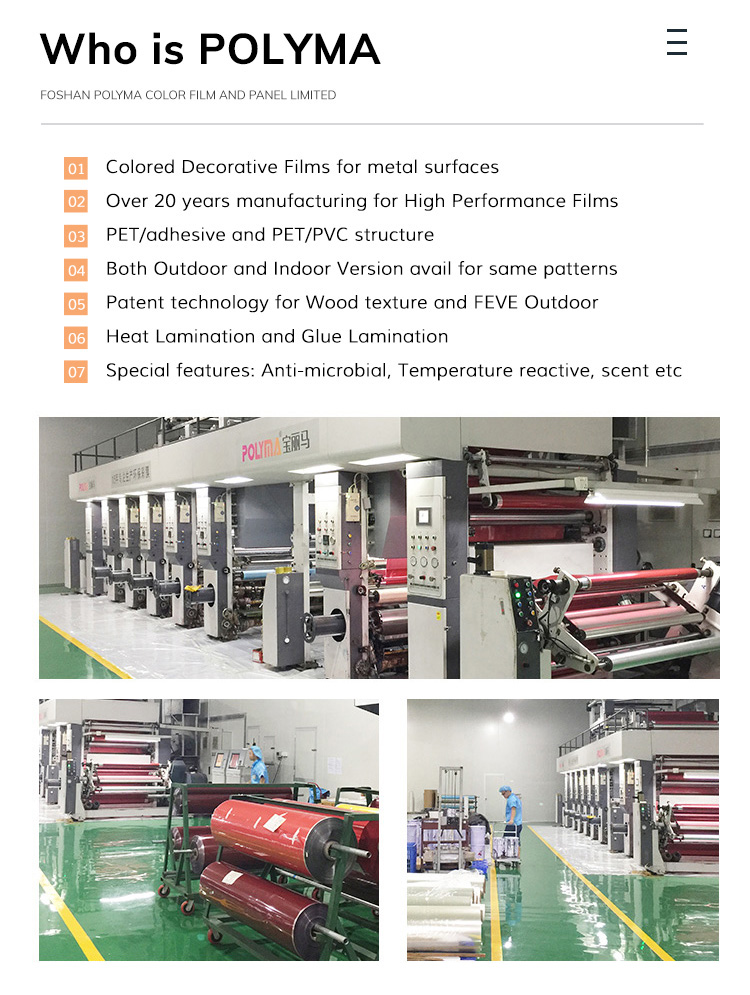 from China Manufacturer - Polyma Color Film and Panel Co.,Ltd